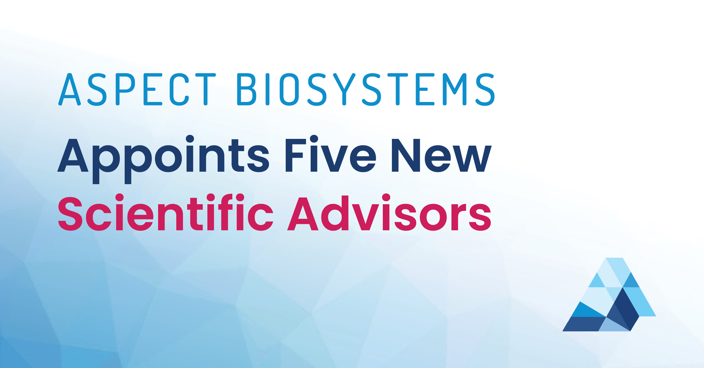 Aspect Biosystems Appoints Five New Scientific Advisors