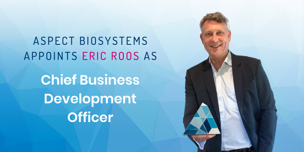 Aspect Biosystems Appoints Eric Roos as Chief Business Development Officer